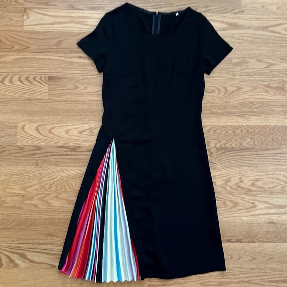 SHEIN | Dresses | Shein Nwot Partial Pleated Rainbow Dress S | Poshmark